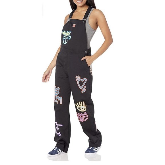 adidas | Pants & Jumpsuits | Adidas Originals Love Unites Overalls ...